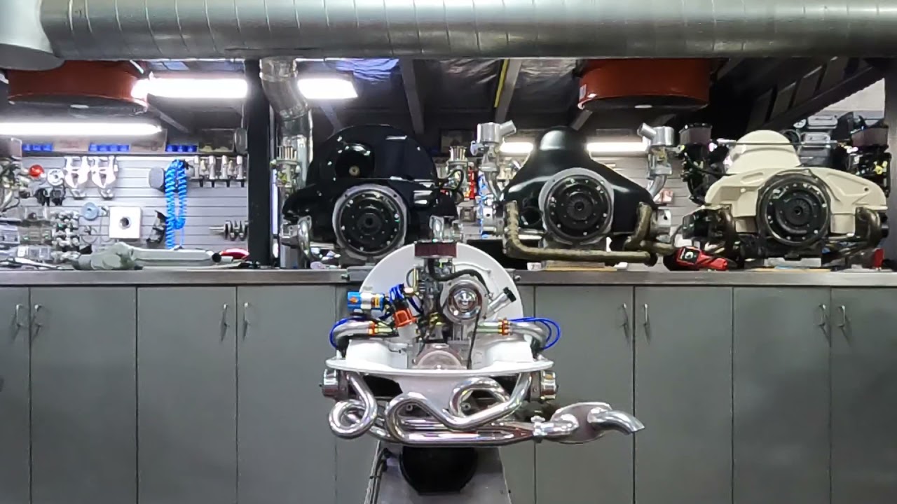 Brand New POWERHAUS VW 1600cc Aircooled Engine Final Adjustments & Load ...