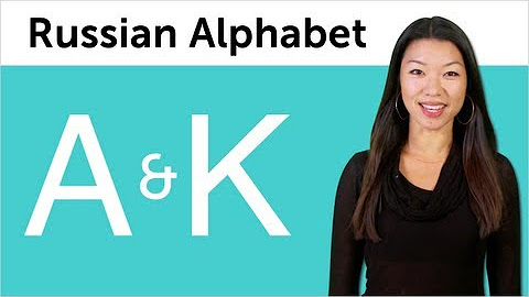 Learn Russian - Russian Alphabet Made Easy - YouTube