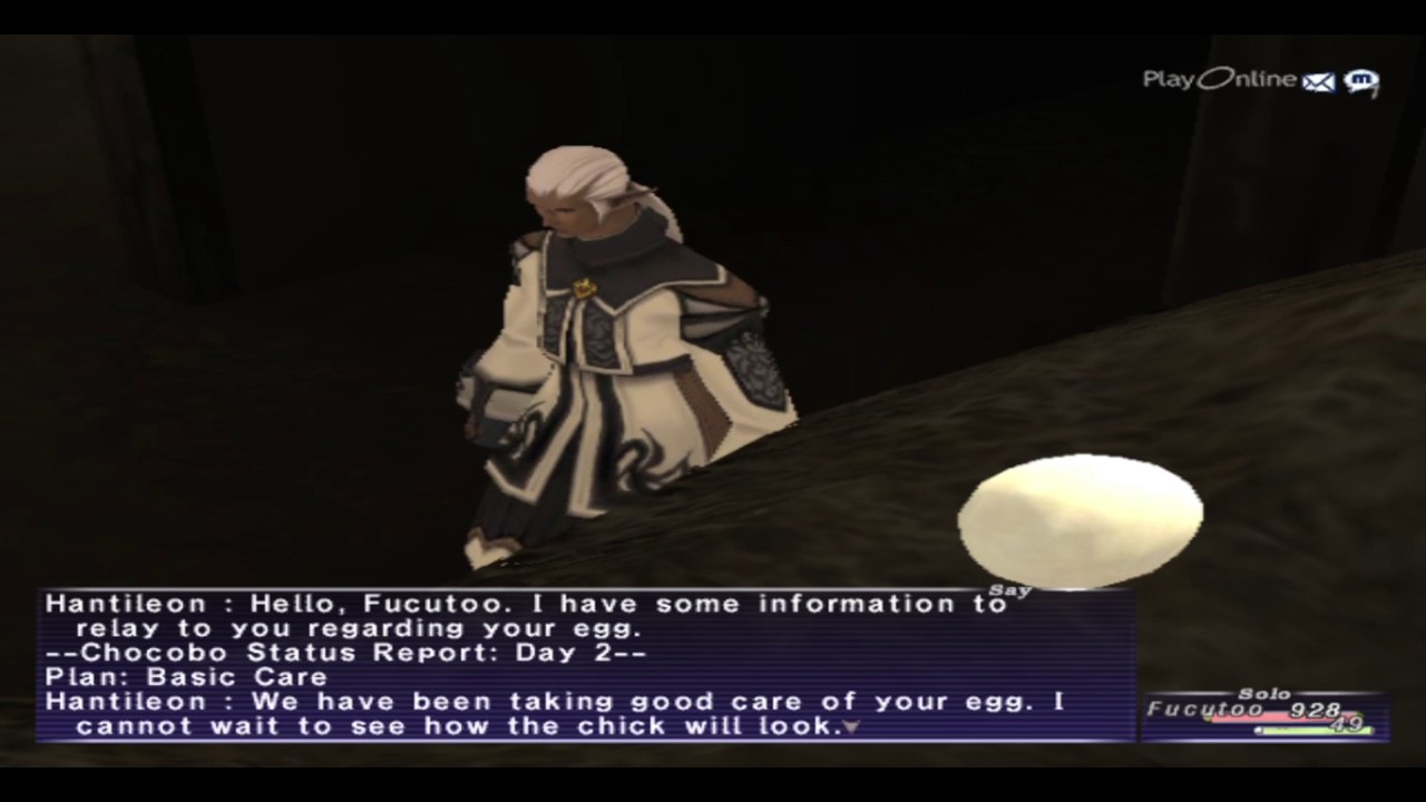 Chocobo raising waiting for egg to hatch - YouTube