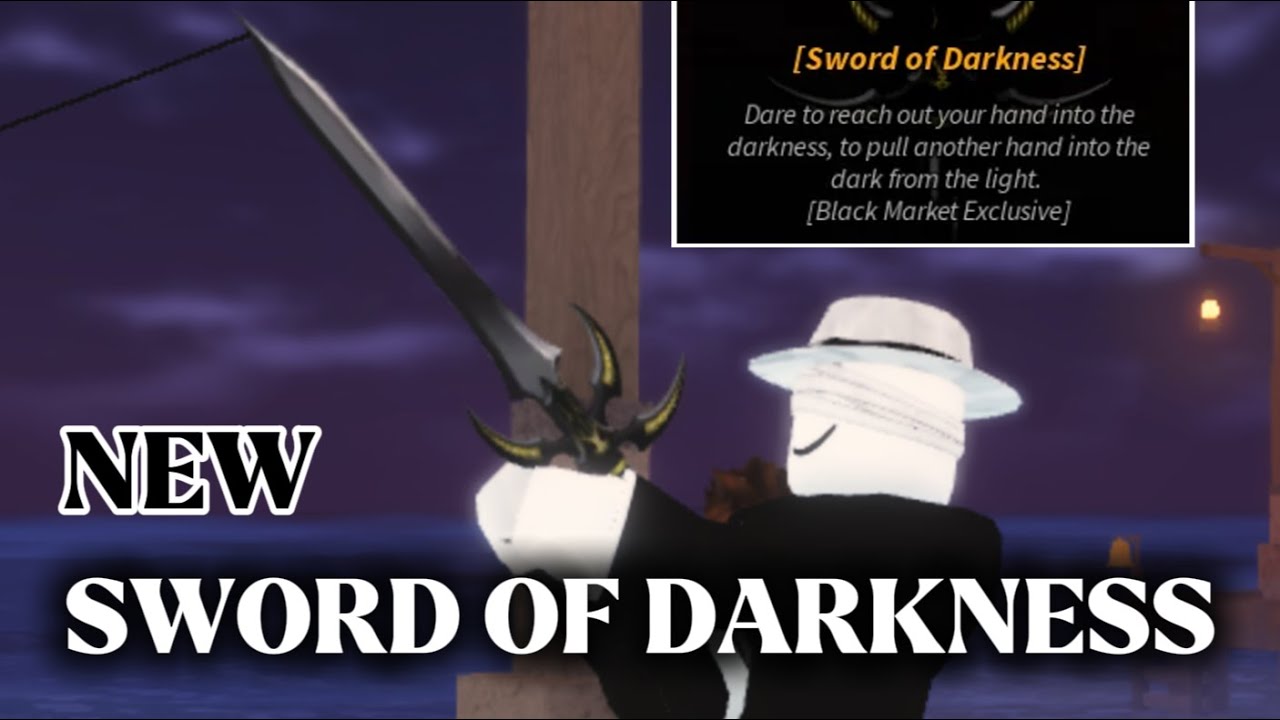 NEW SWORD of DARKNESS rod in ROBLOX FISCH - YouTube