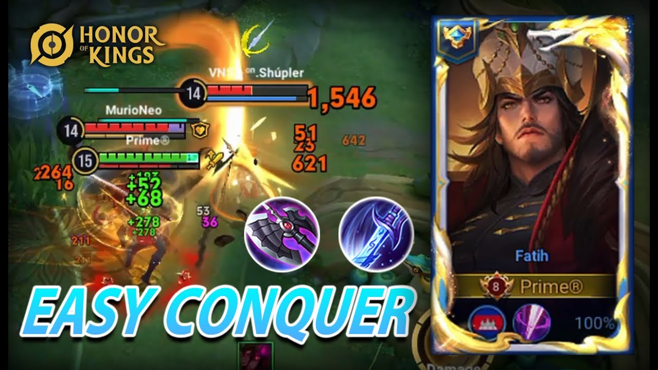 "FATIH IS THE MOST EASY CONGUER IN GAME🔥 | 100% BEST PERFORMANCE." # ...