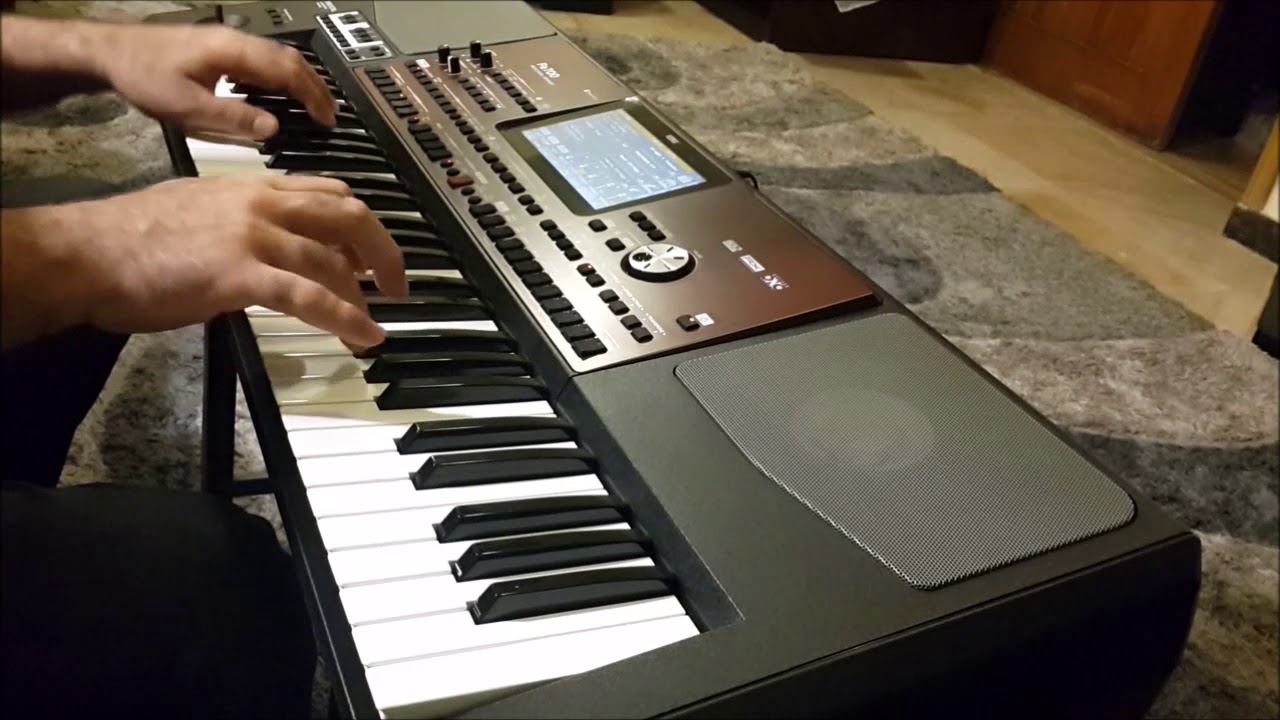 عزف حي جاز بطيء korg pa700 using Yamaha C5 piano samples - YouTube
