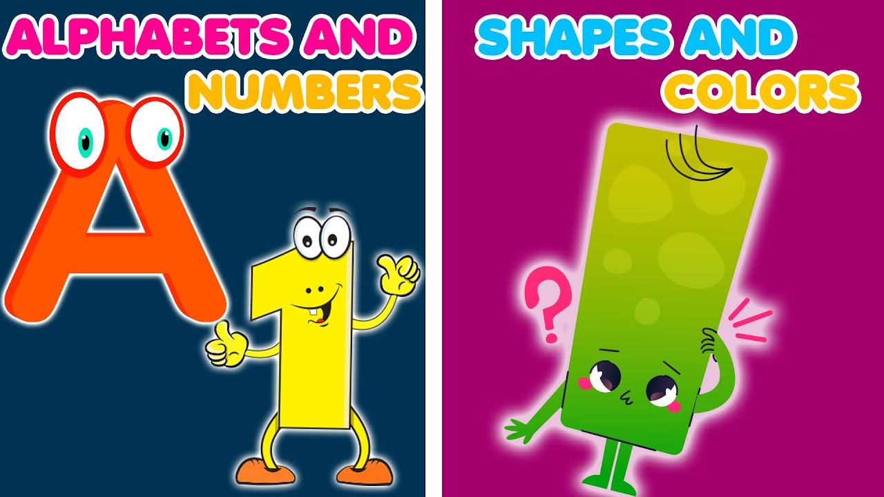 Best Learn ABC Phonics Shapes Numbers Colors | Preschool Learning ...