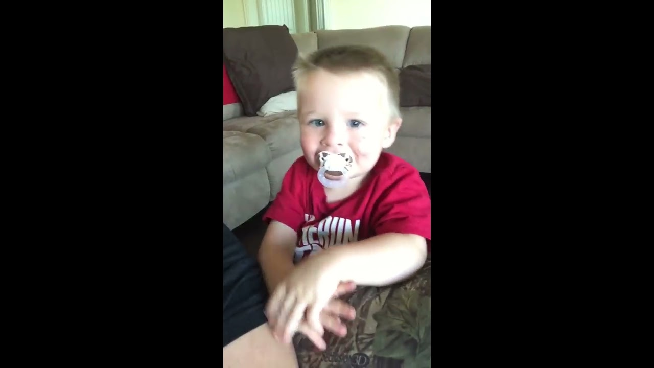 Mom scares toddler - AFV - YouTube