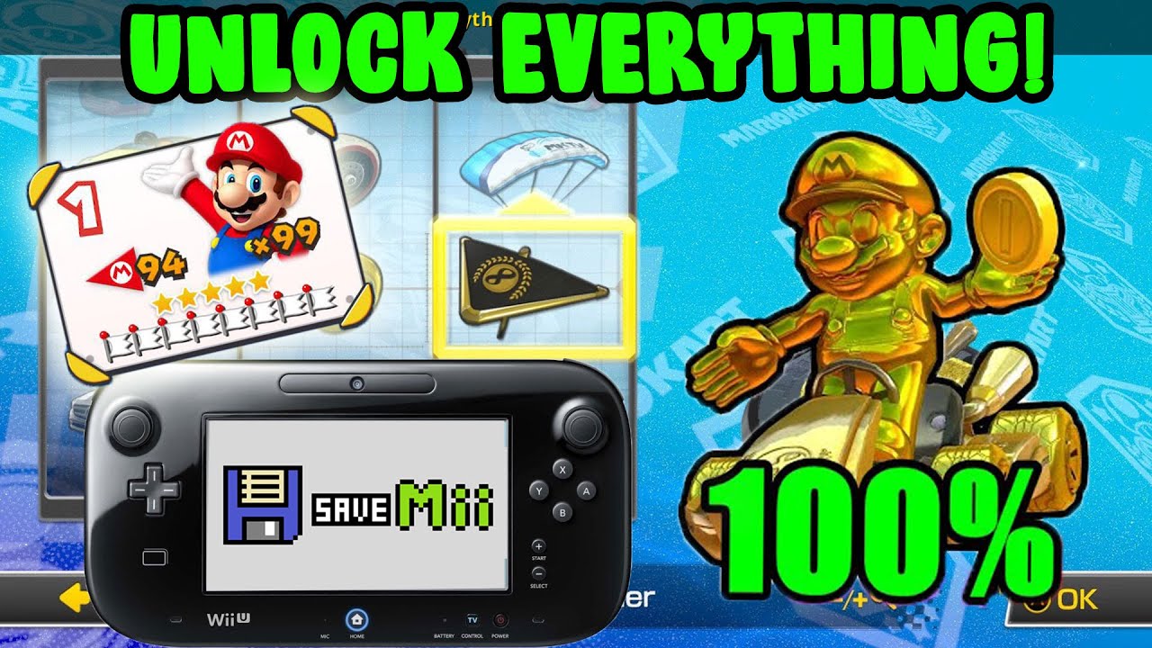 Add 100% Save File to ANY Wii U Game! (AROMA Enviroment) - YouTube