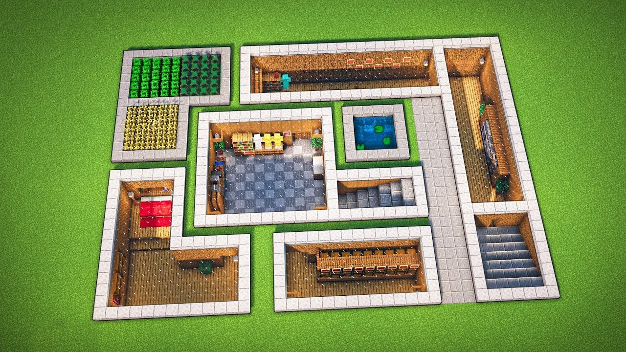 I Made Modern Style Underground Base House 🏠| (Tutorial) - YouTube