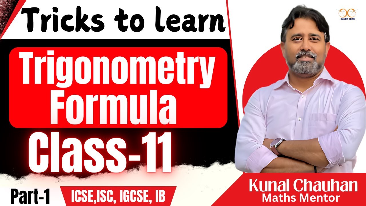 Tricks To Learn Trigonometry Formula Part 1 Class 11 Icseisc Igcse 2645