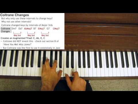 Jazz Piano Tutorial - Coltrane Changes Explained - YouTube