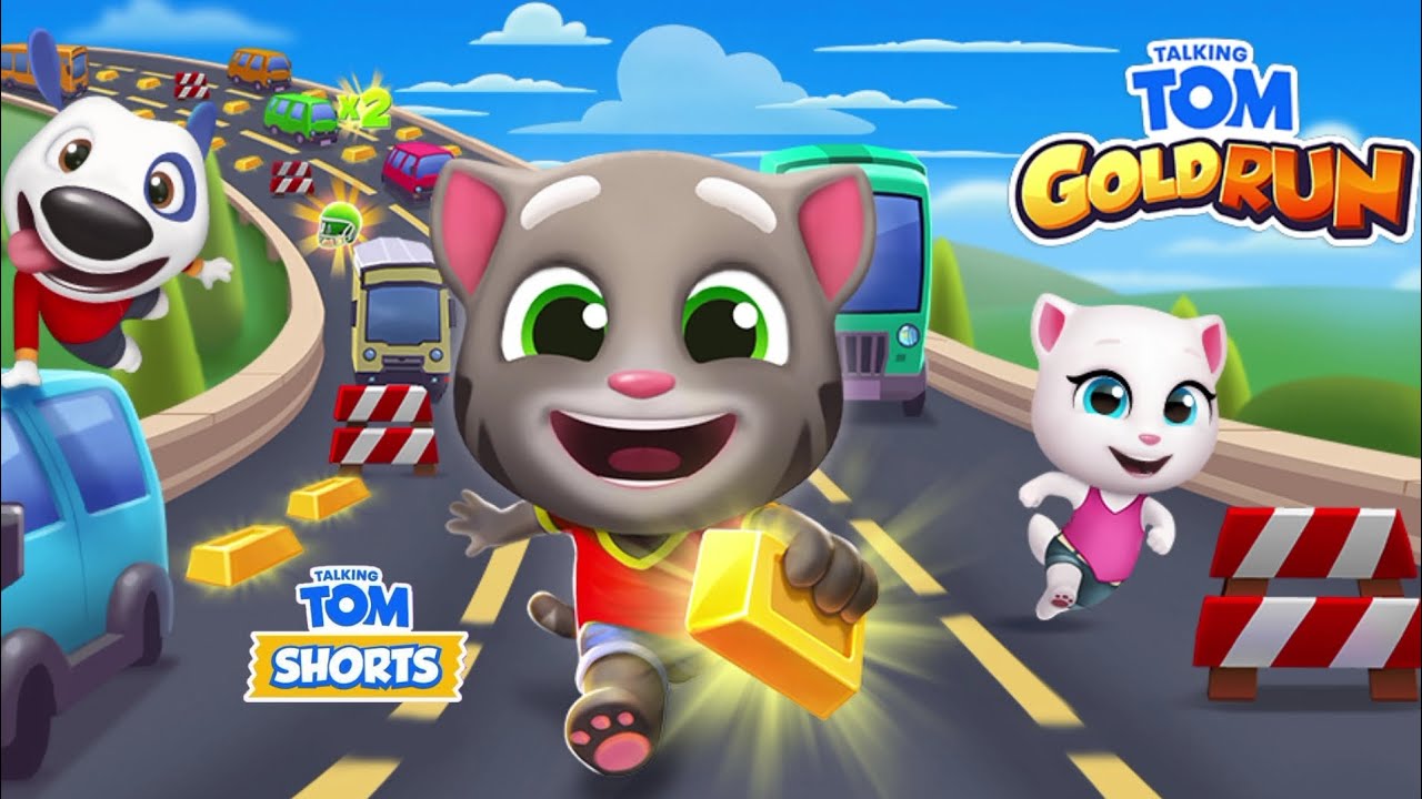 🥳Talking Tom Gold Run - Android iOS Gameplay 🎮🎯 - Full Screen ...