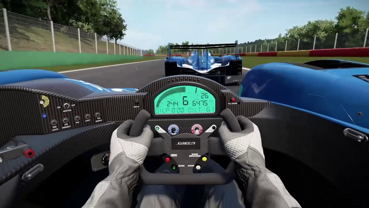 Project cars2 Oreca LMP2 spa side by side fight - YouTube