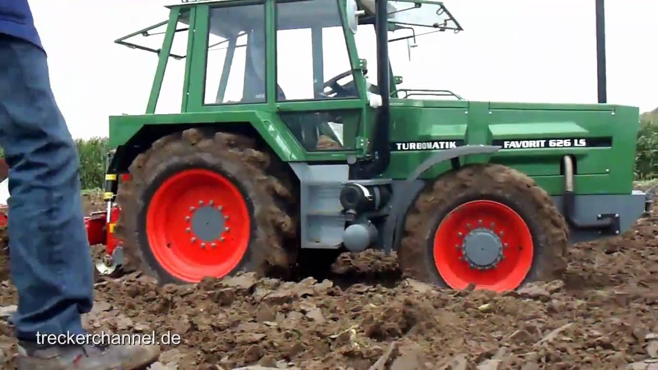 Fendt Favorit 626 LS & Schlüter Super Trac 2200 TVL im Einsatz - YouTube