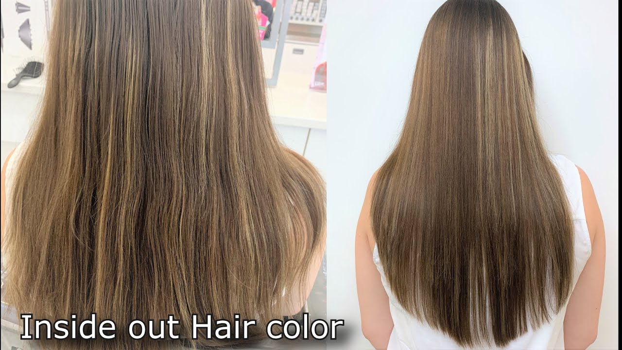 inside out Hair color - YouTube