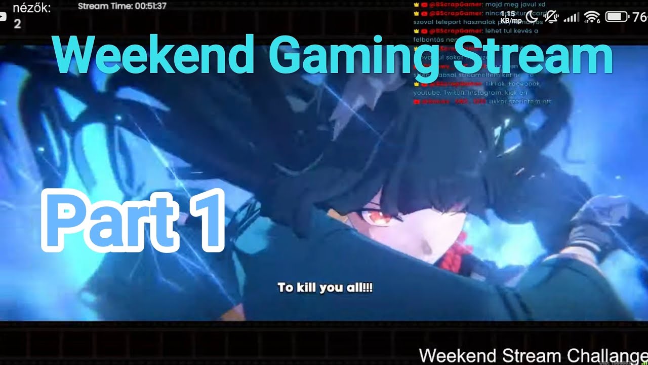 Weekend Gaming Stream Challenge part 1 Hun, English - YouTube