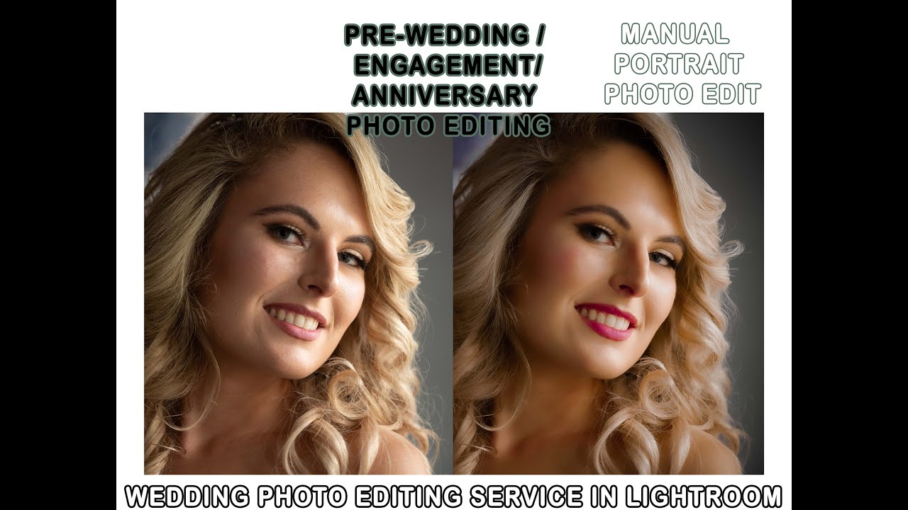 How to edit Wedding Bride photos in Photoshop - YouTube