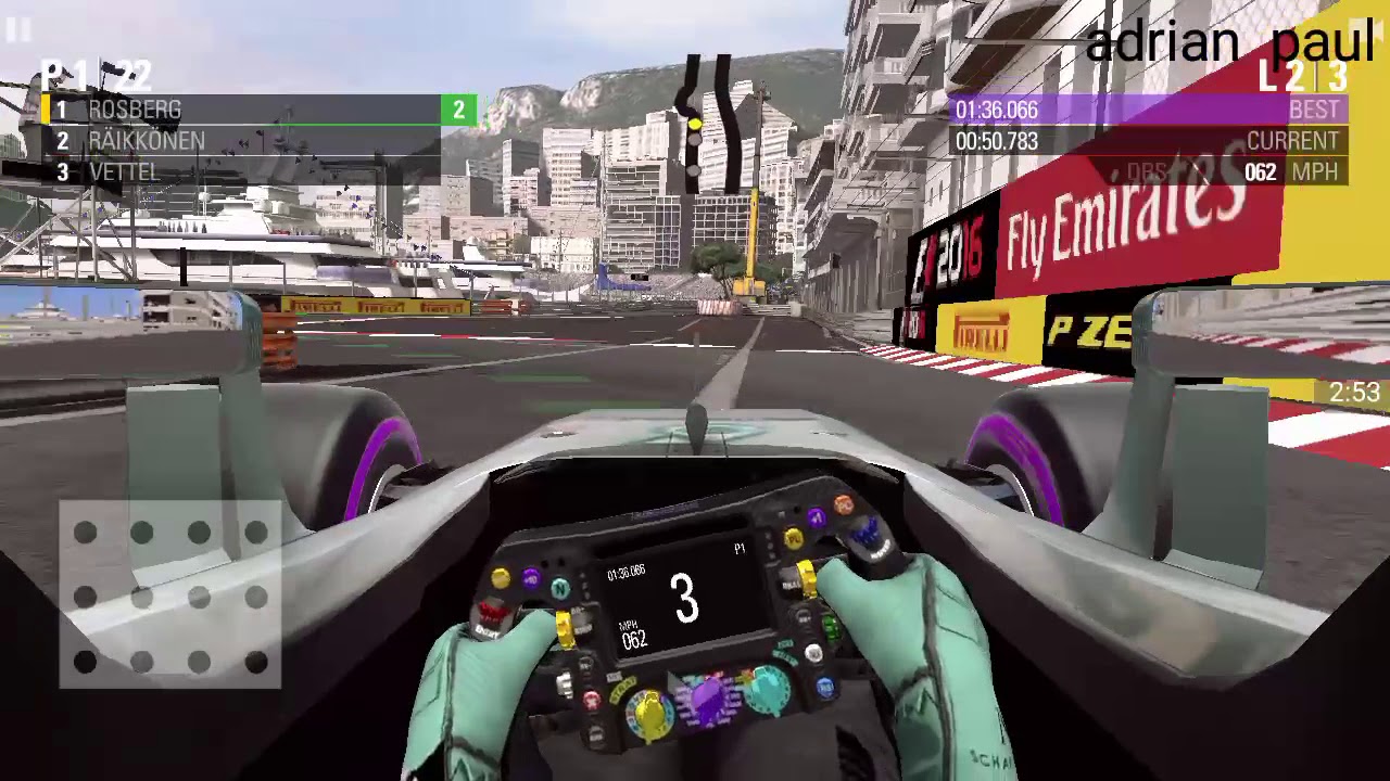 F1 2016 mobile monaco onboard. - YouTube