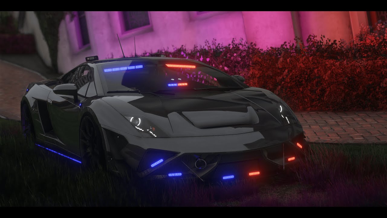 Police Lamborghini Gallardo | FiveM | Debadged Vehicle - YouTube