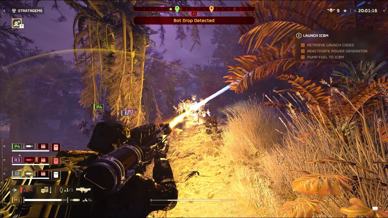 Helldivers 2 - Automatons [9] Tibit - YouTube