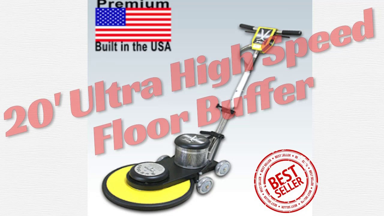 Ultra High Speed Floor Buffer 1600 RPM 20' CLEANING MACHINE/JANITORIAL ...