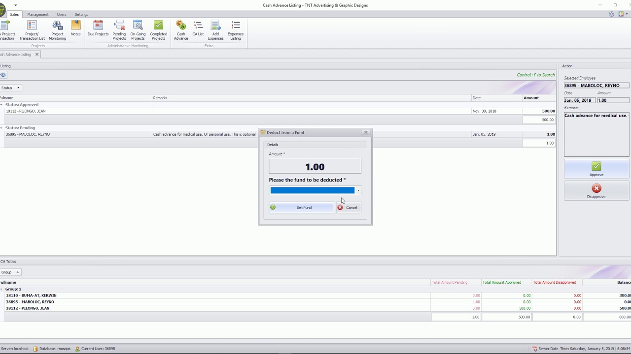 6 Monitoring Cash Advances - YouTube