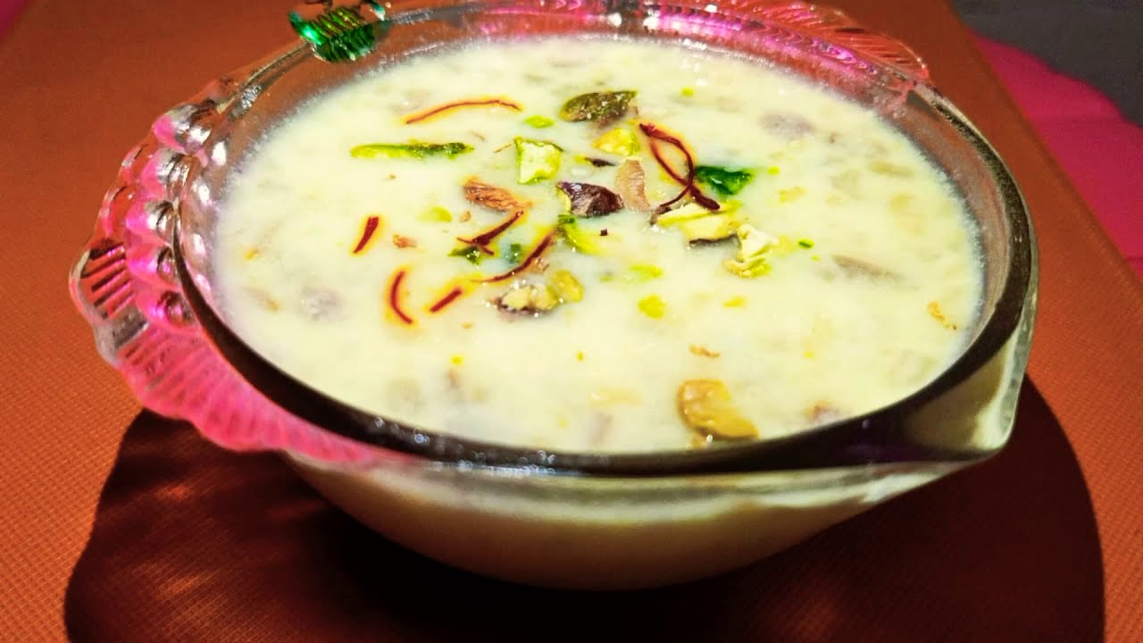 kesar Rabdi / Mawa Rabdi / Dry Fruit Rabdi Recipe Chef Vishranti Parekh ...