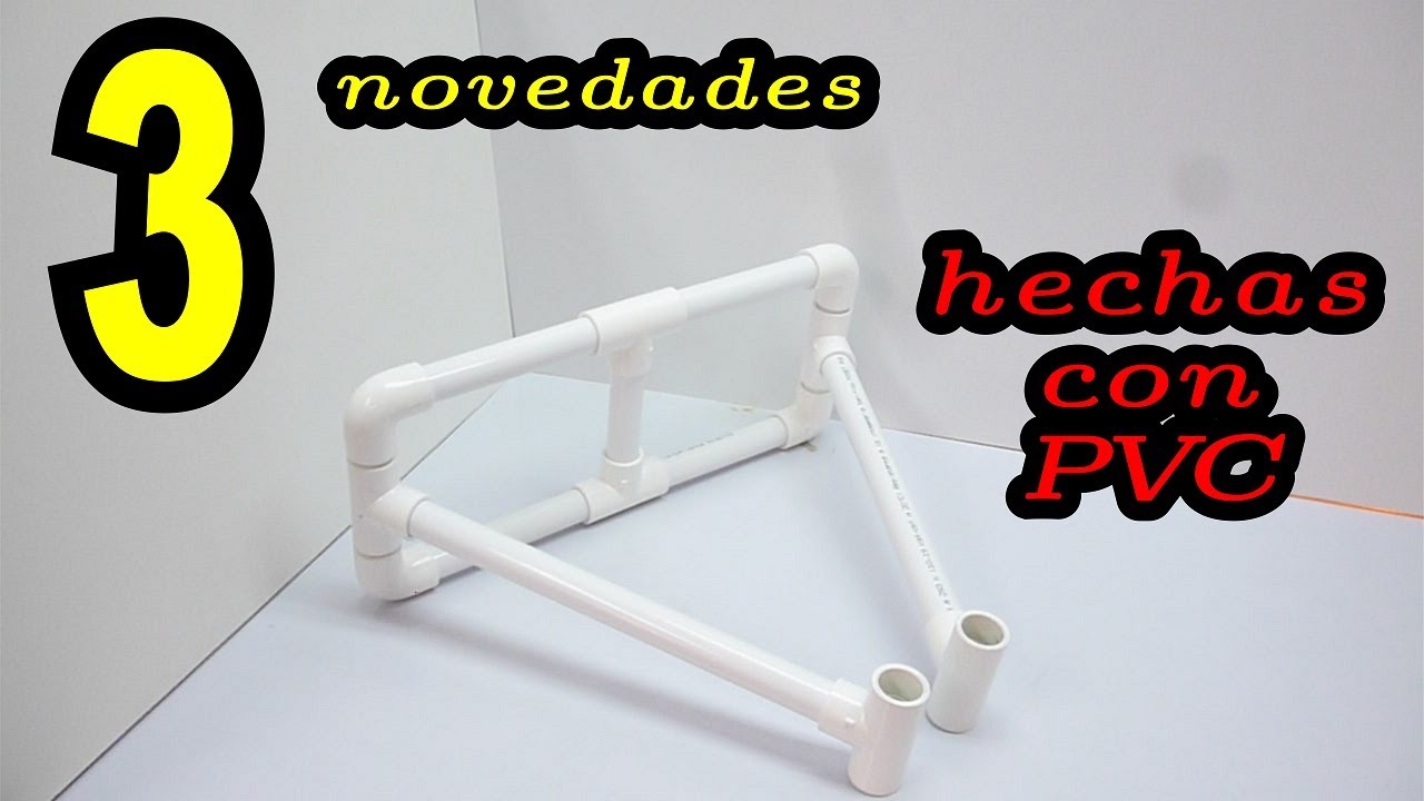 3 nuevas novedades muy útiles hechas con PVC - YouTube