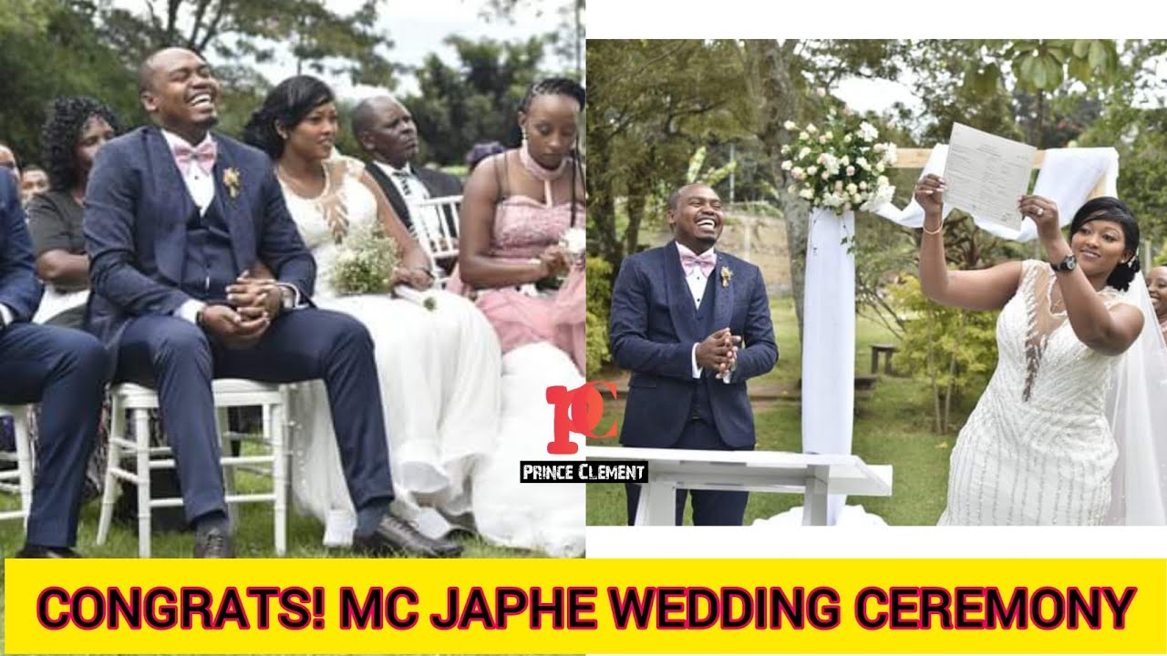 CONGRATULATIONS MC JAPHE AND SAMANTHA KURGAT ON YOUR WEDDING || MC ...