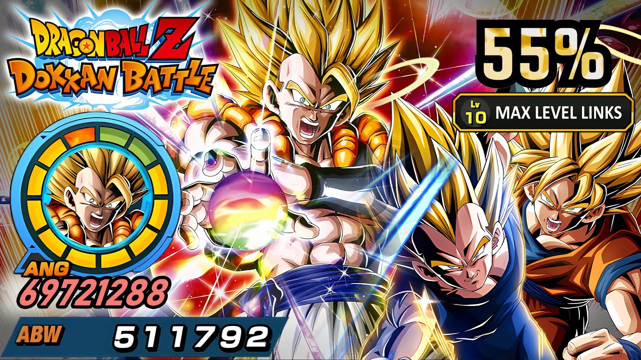 55% LR AGL SSJ Vegeta (Angel) + SSJ Goku (Angel) Showcase - DBZ: Dokkan ...