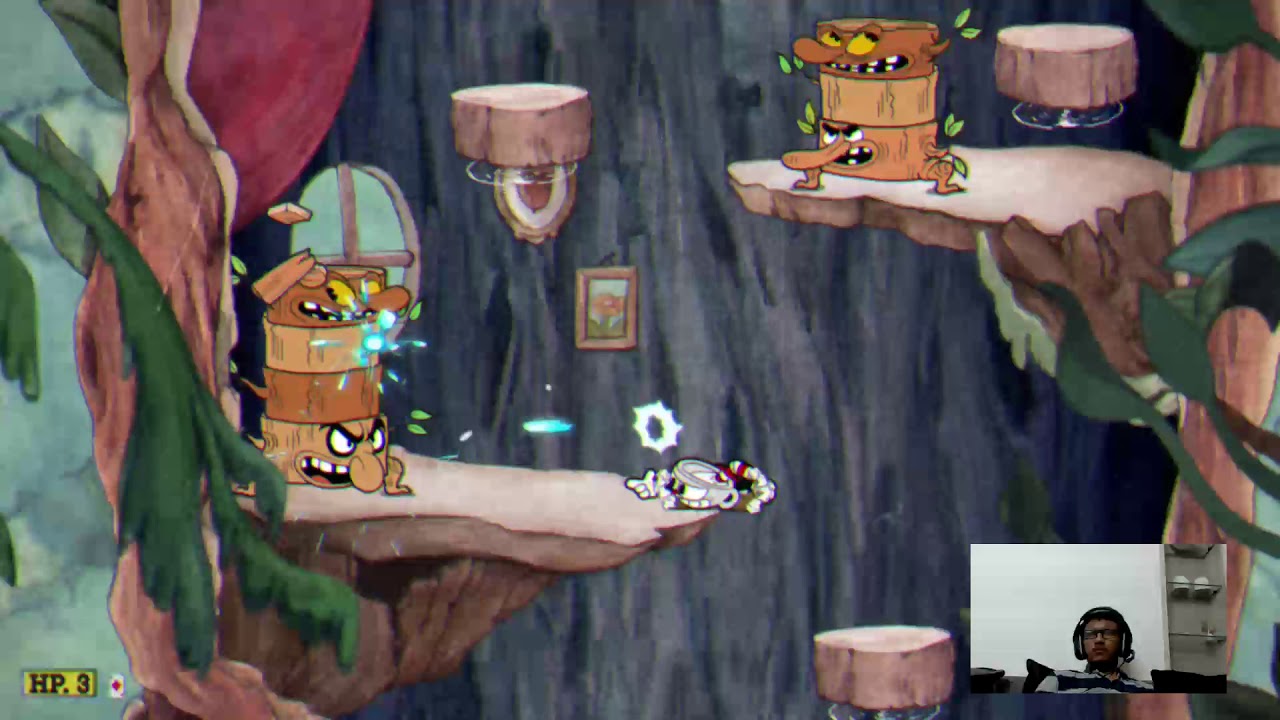Cuphead - All Run 'n Gun Level - TREETOP TROUBLE - YouTube