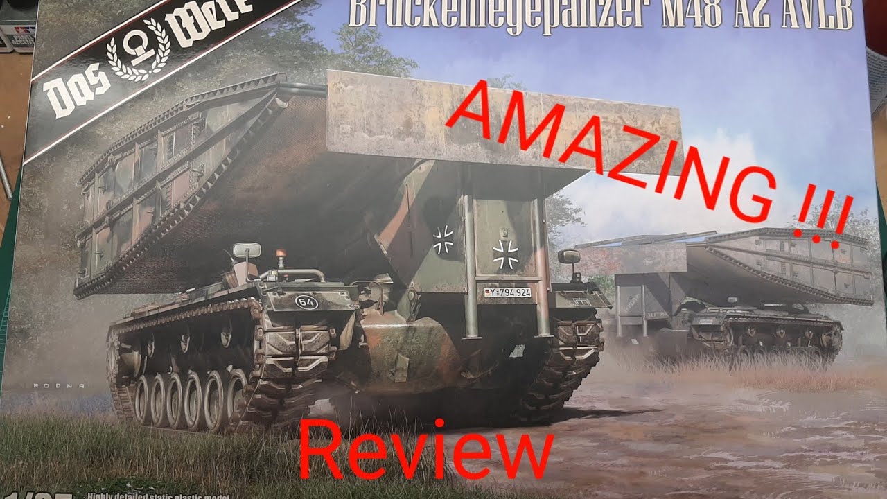 Das Werk Bruckenlegepanzer M48 A2 AVLB review (Video # 78) - YouTube