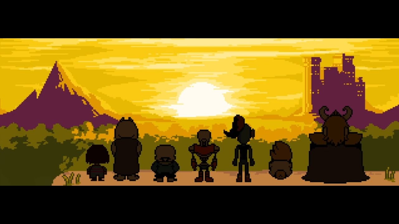 Undertale true pacifist ending (ABSOLUTE CINEMA) - YouTube