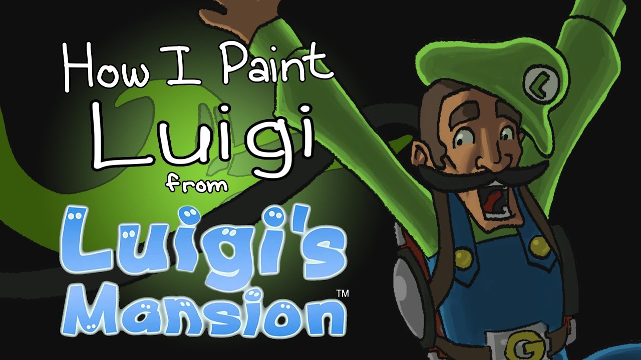 How I Paint Luigi from Luigi's Mansion - YouTube