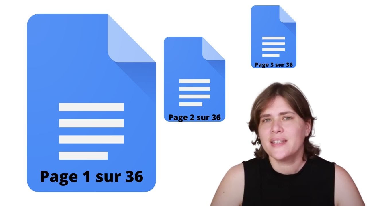 Google Docs : numéros de page et nombre de pages - YouTube