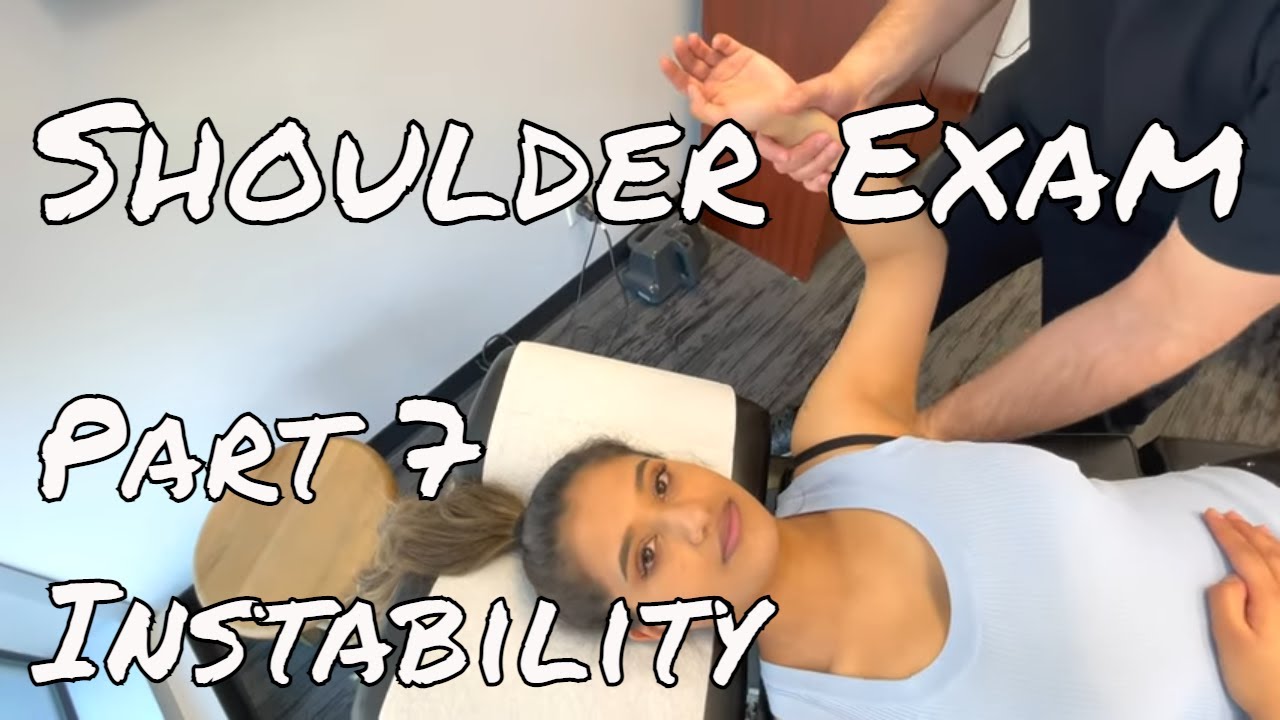 Shoulder Instability - Shoulder Exam Part #7 - YouTube