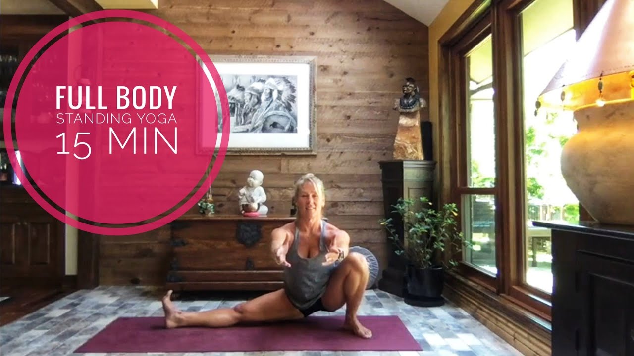 Full Body Standing Yoga || Set the Tone For the Day 15 Min - YouTube