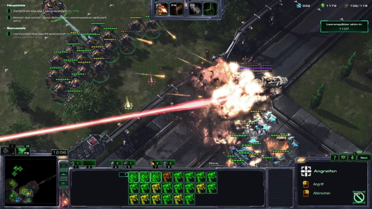 SC2 |Coop| Swann/Nova | Bedrohung auf Korhal - YouTube