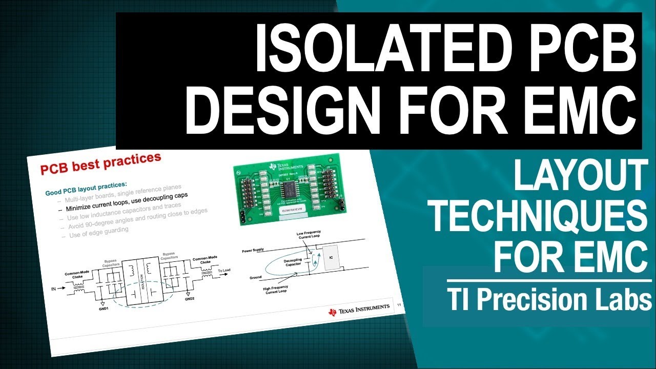 Optimizing isolated PCB design for EMC - YouTube