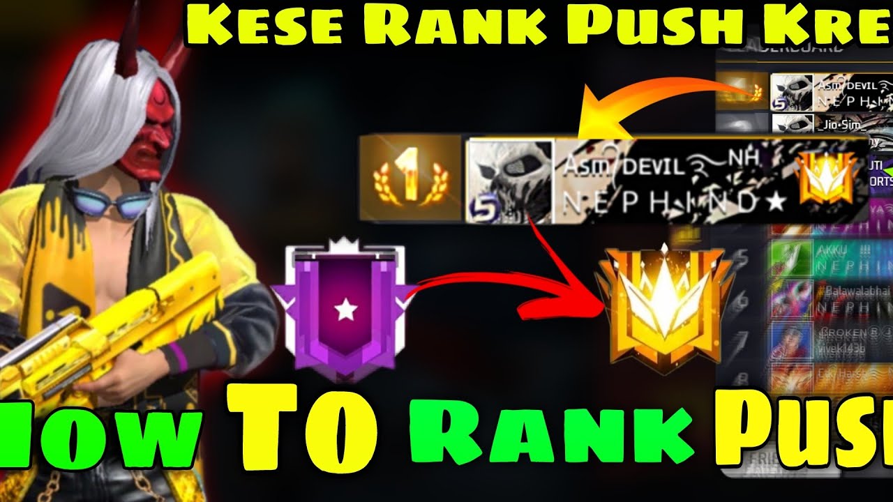 How To Rank Push In Free Fire || Rank Push Free Fire || Free Fire Rank ...