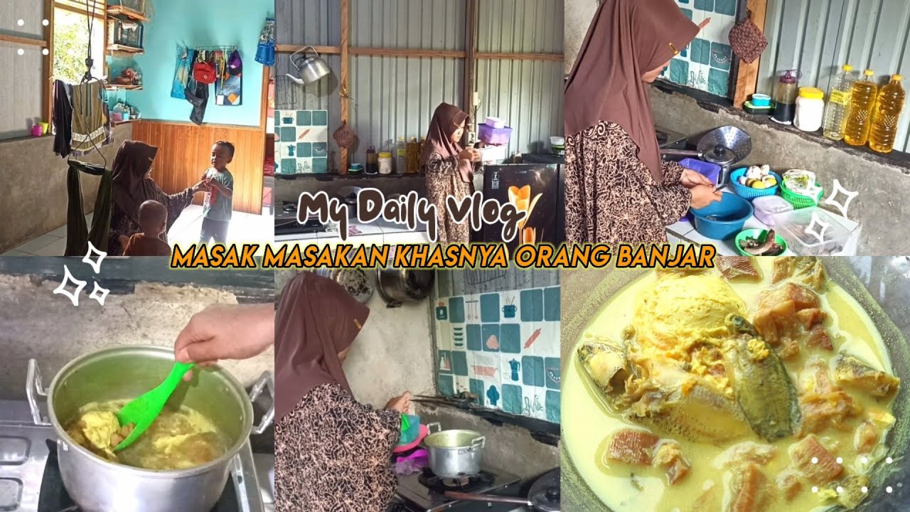 KEGIATAN IBU RUMAH TANGGA !! MASAK MANDAI/FERMENTASI KULIT CEMPEDAK ...