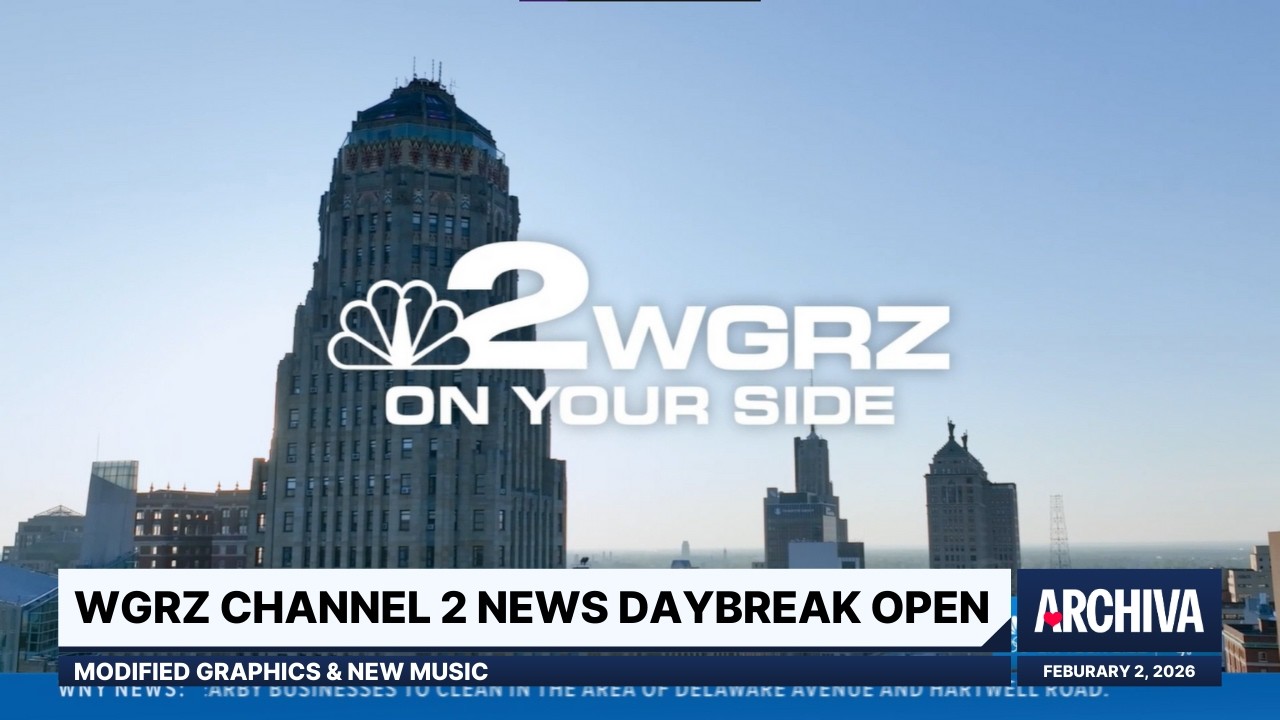 WGRZ Channel 2 News Daybreak Open - Modified Graphics & New Music ...