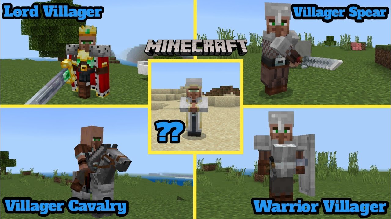 Addon Yang Membuat Villager Di Minecraft Tidak Beban!! - Villager And ...