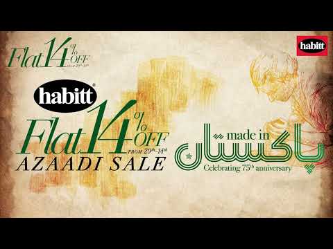 Azaadi Sale - Flat 14% Off