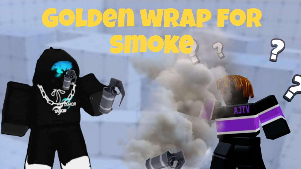 UNLOCKED gold wrap for smoke grenade (Roblox Rivals). - YouTube