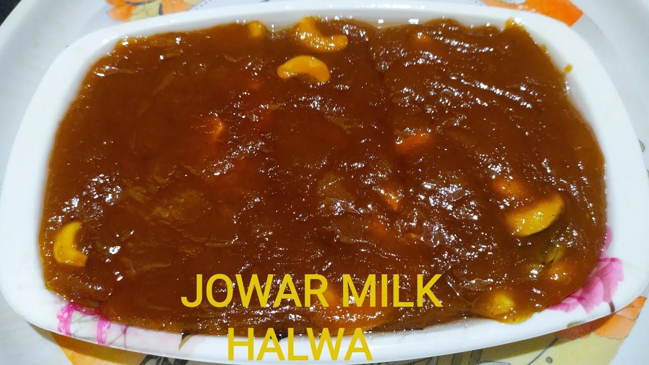 Healthy JOWAR MILK halwa/జొన్న పాలు హల్వ/best sweet for New year and ...