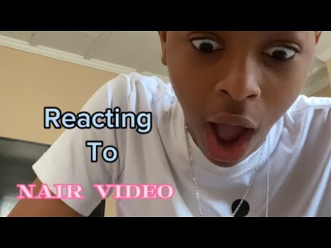 Reacting to The Nair Video 😂(MUST WATCH) - YouTube