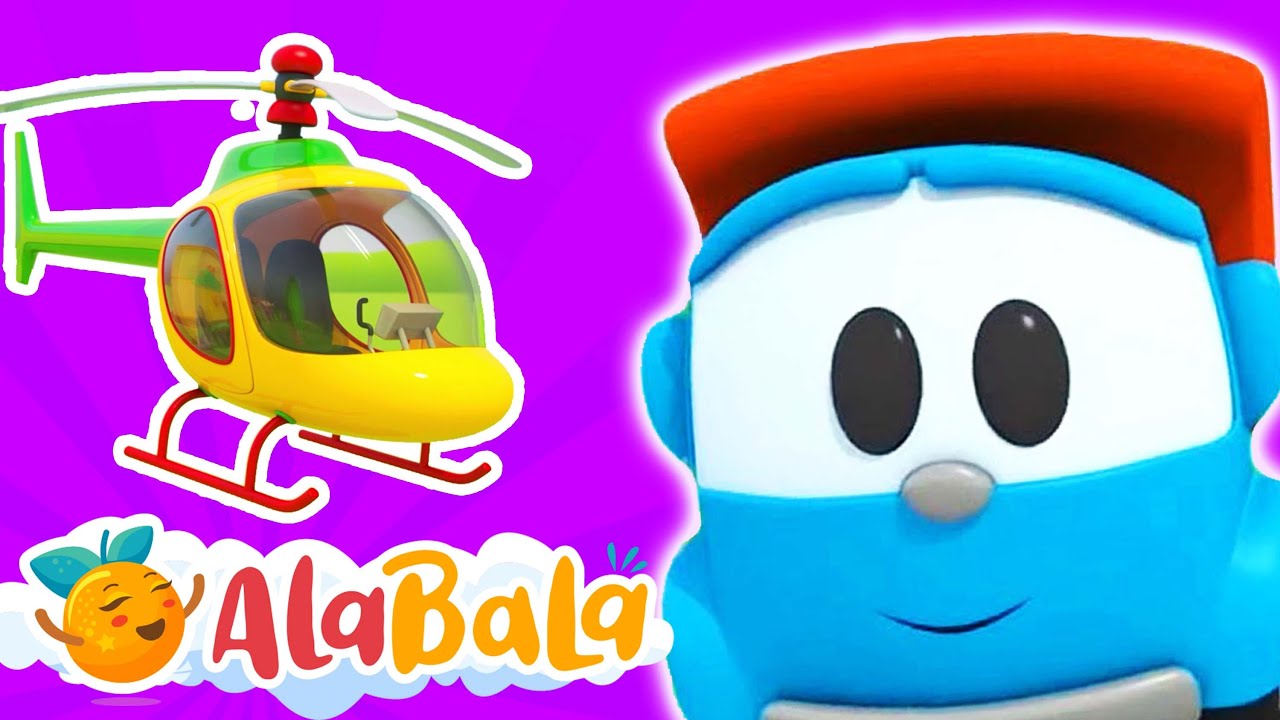 Construiește cu camionul LEO un ELICOPTER și un AVION | Desene animate ...