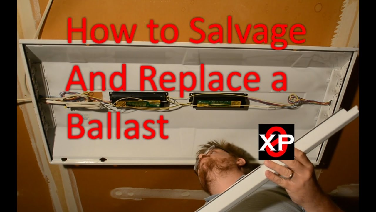 Salvage and Replace a Florescent Ballast, How To - YouTube