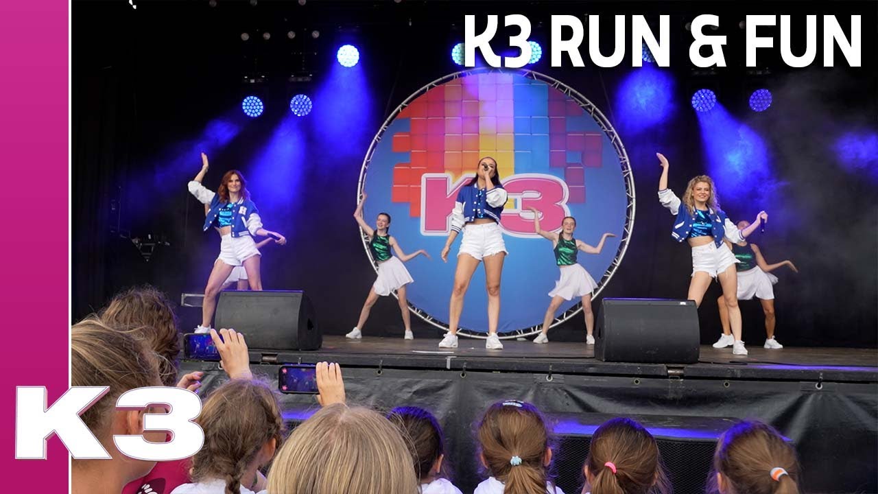 Optreden tijdens de K3 RUN&FUN - Fragment - Vlog 139 - YouTube