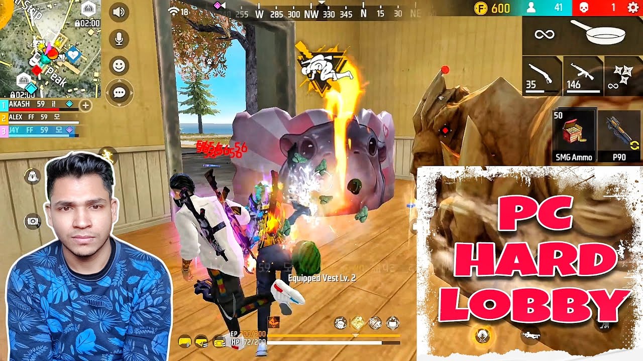 PC Lobby | PC স্কোয়াডের সাথে তুমুল ফা*ইট | টিমমেট সব নক,এখন আমি কি করি ...