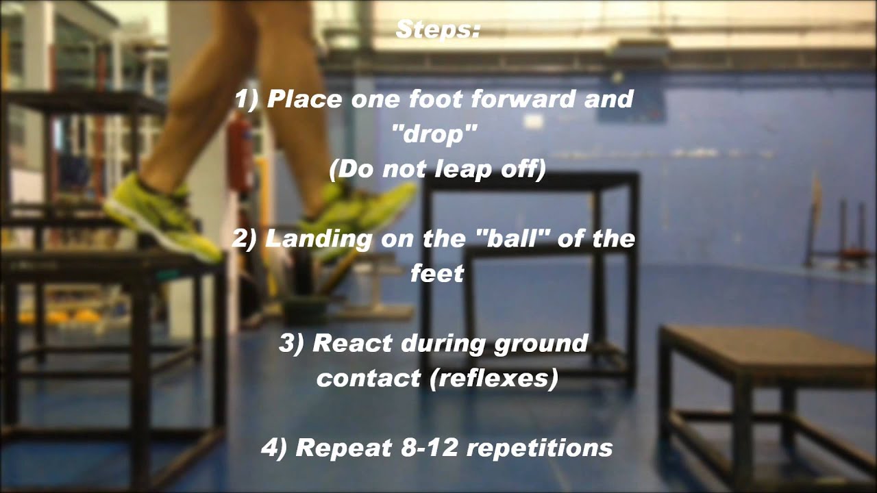 MaxForm Training System: Straight Leg Drop Jump - YouTube