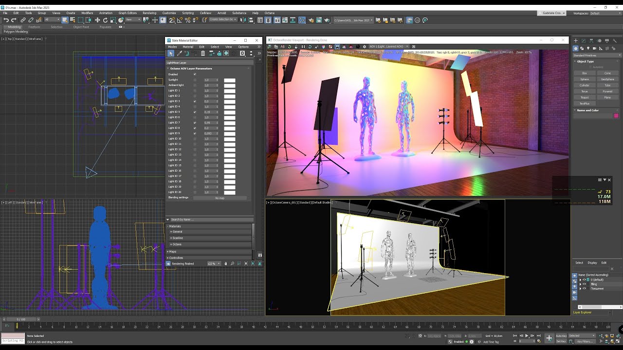 Tutorial - Octane for 3ds Max Light Mixer - YouTube